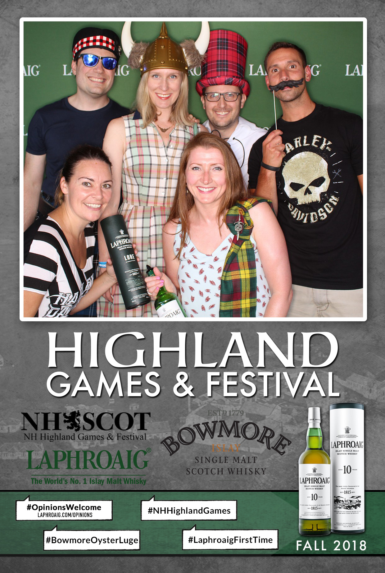 Laphroaig Print Photo Booth At NH Highland Games | Pixel Pod